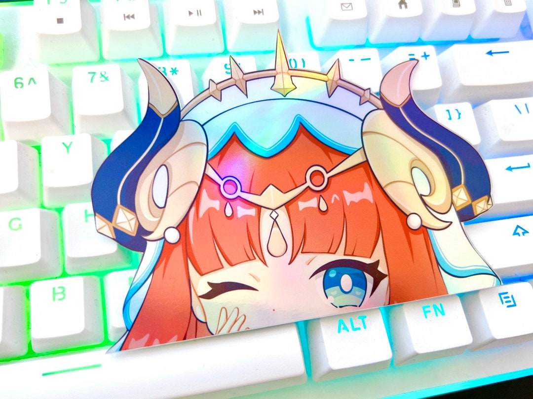 Nilou Peeker Holographic Sticker Genshin Stickers Peekers Computer ...