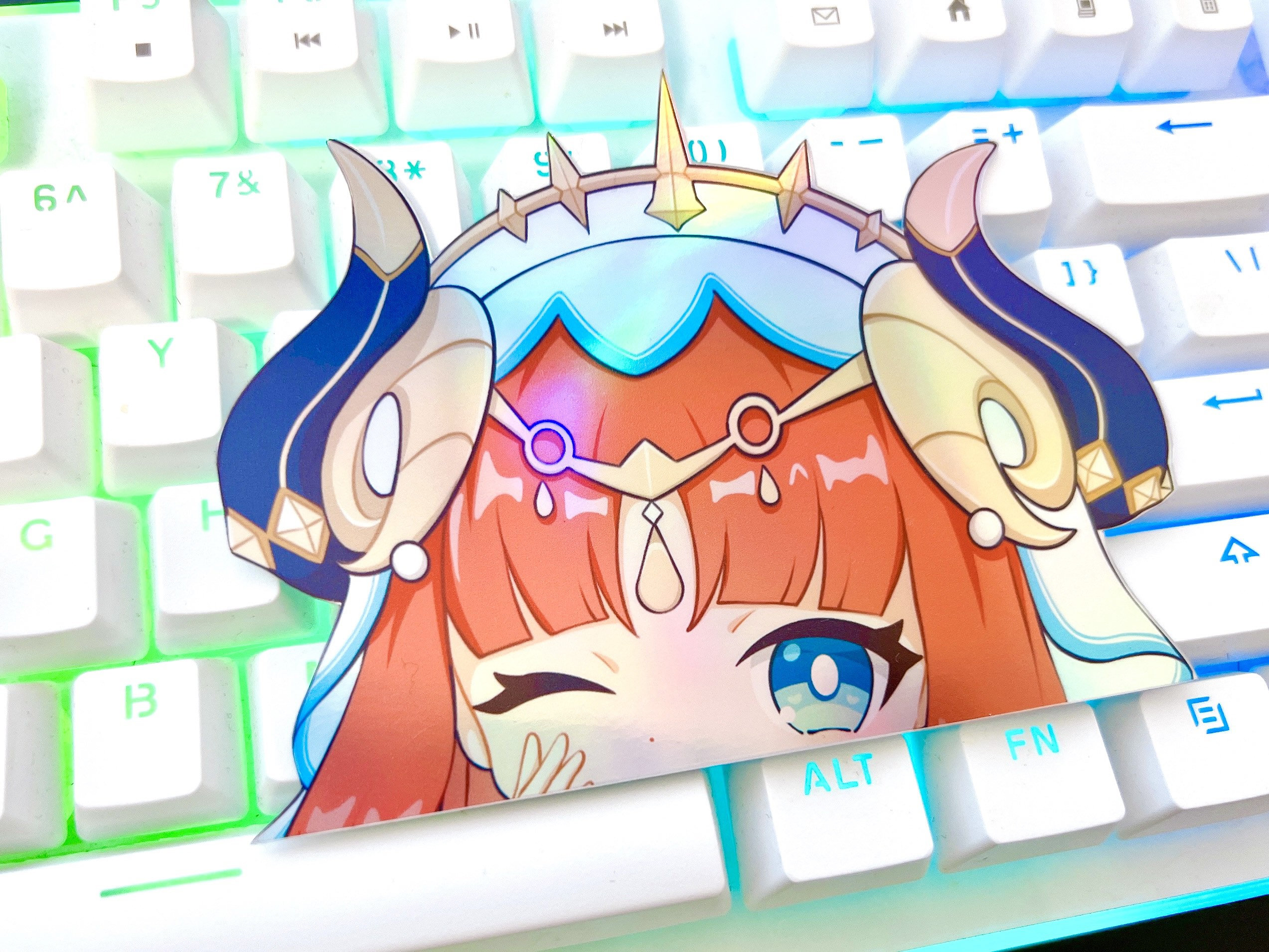 Nilou Peeker Holographic Sticker Genshin Stickers Peekers - Etsy
