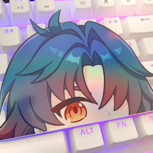 Silver Wolf Peeker Holographic Sticker | Honkai Star Rail Stickers ...
