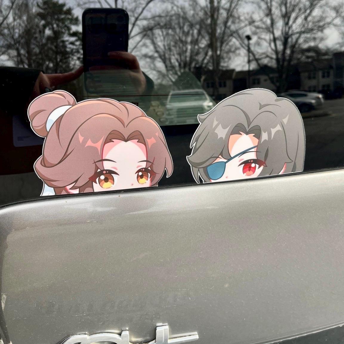 Hua Cheng Fox Peeker Stickers | TGCF Heaven Official’s Blessing Peeker ...