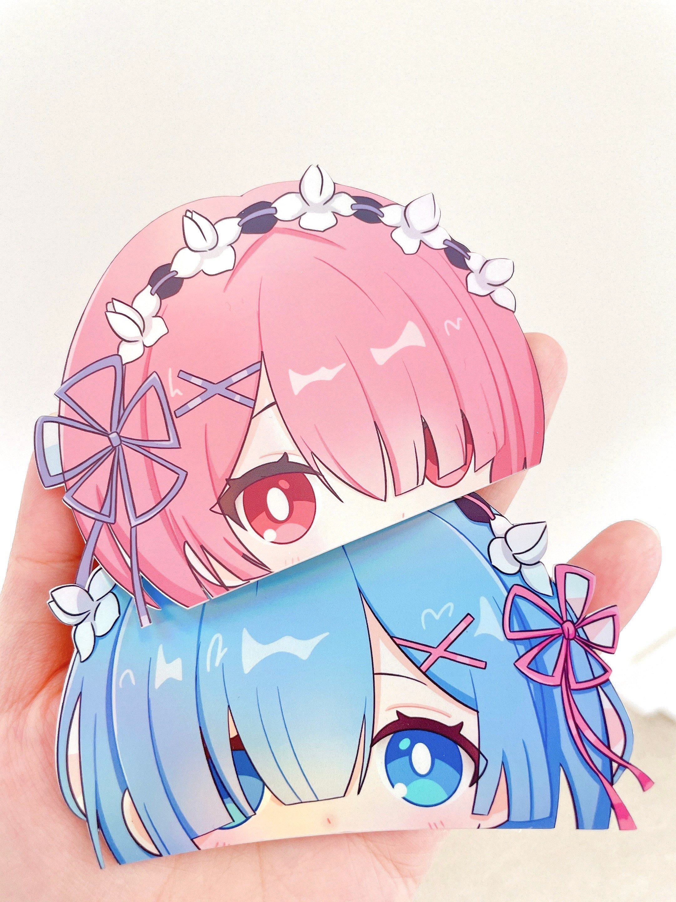 Rem Peeker Holographic Sticker Rem Stickers Peekers Computer - Etsy