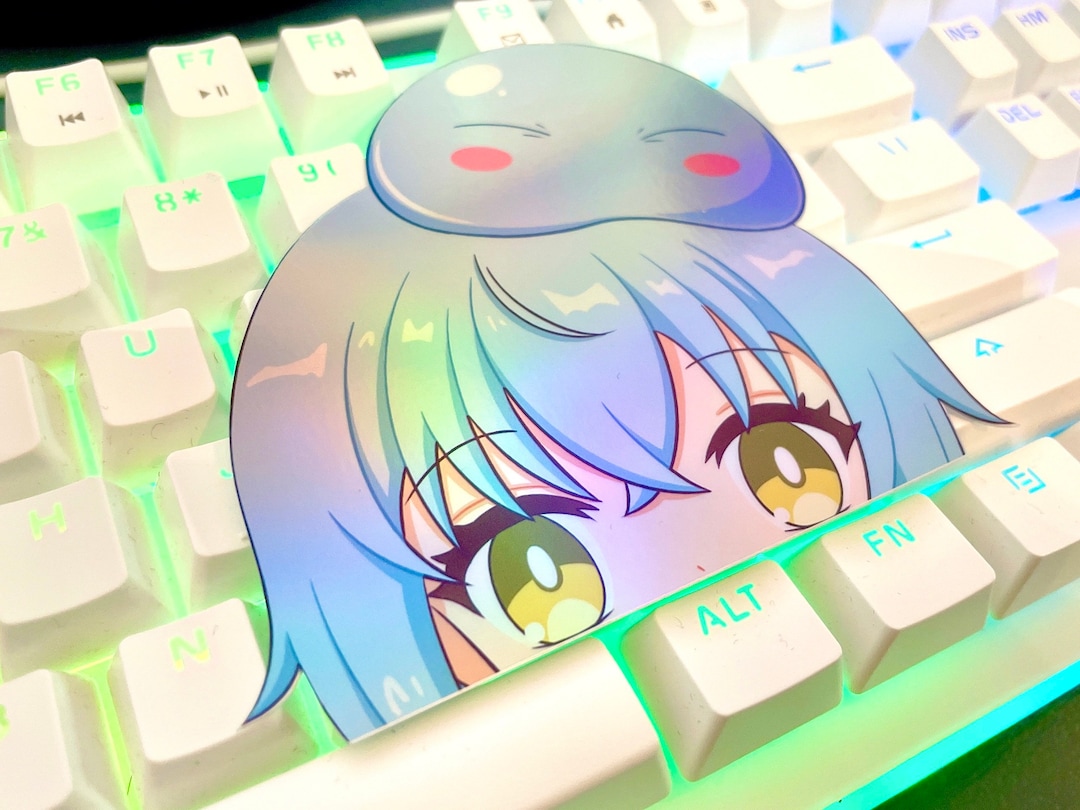Rimuru Peeker Holographic Sticker | Anime Stickers | Car Decal - Etsy