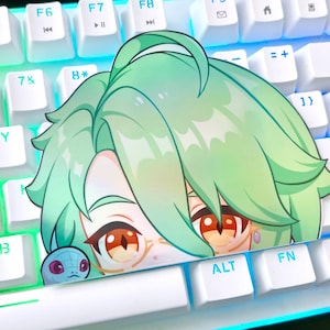 Baizhu Peeker Holographic Sticker | Genshin Stickers Genshin Impact ...