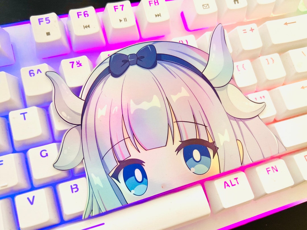 Kanna Peeker Holographic Sticker | Kanna Tohru Stickers Peekers ...