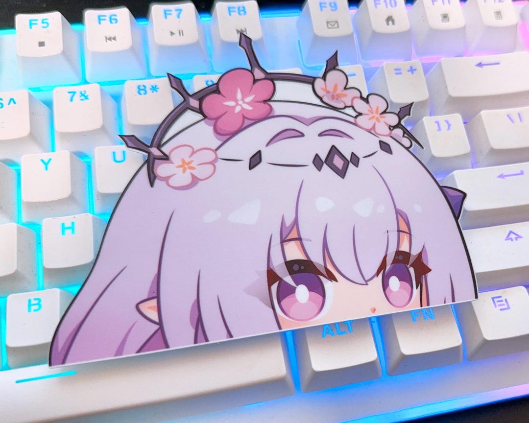 Castorice Peeker Holographic Sticker | Honkai Star Rail Sticker ...