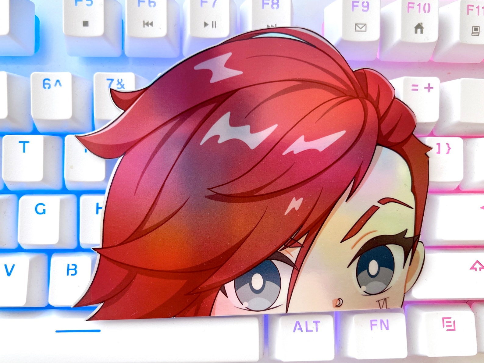 Jinx Peeker Holographic Stickers Vi Stickers Car Decal - Etsy