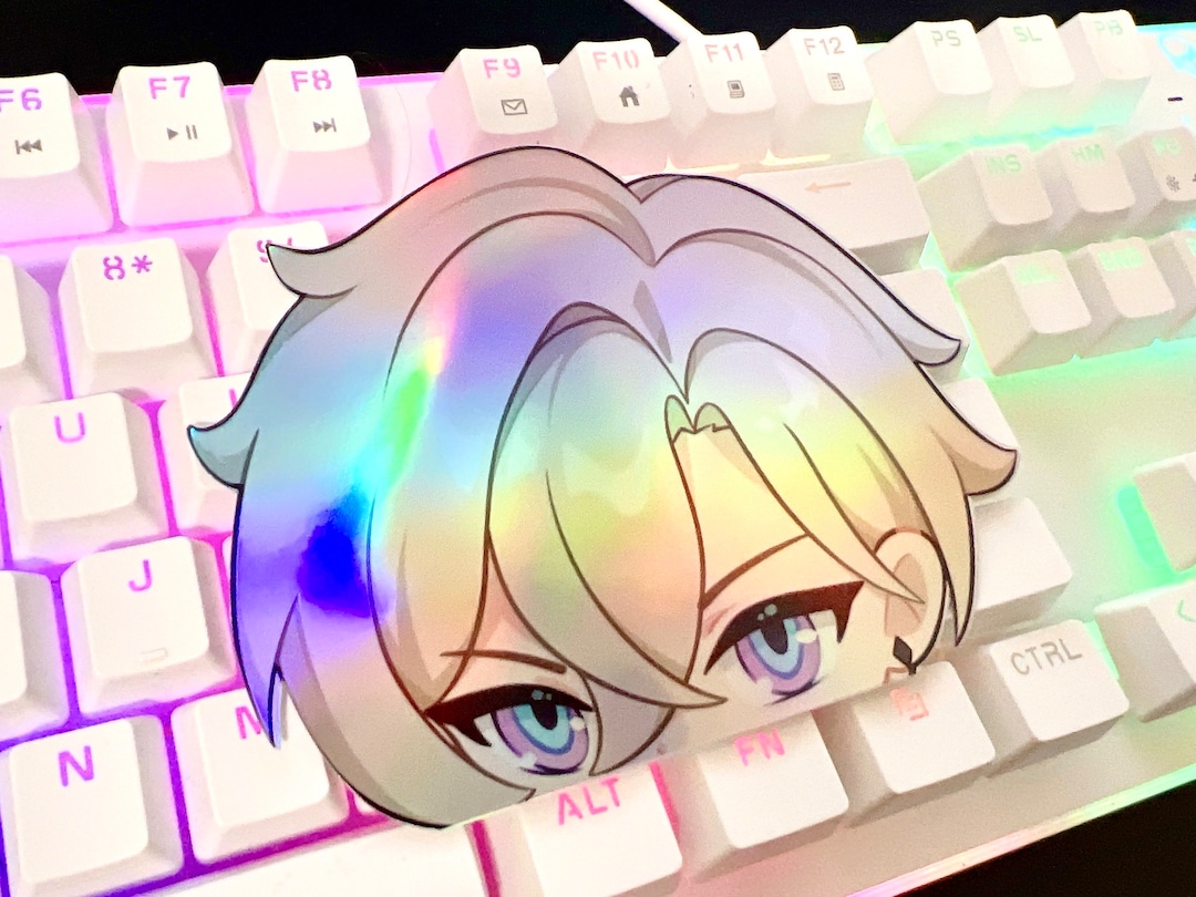 Aventurine Peeker Holographic Sticker | Honkai Star Rail Sticker ...