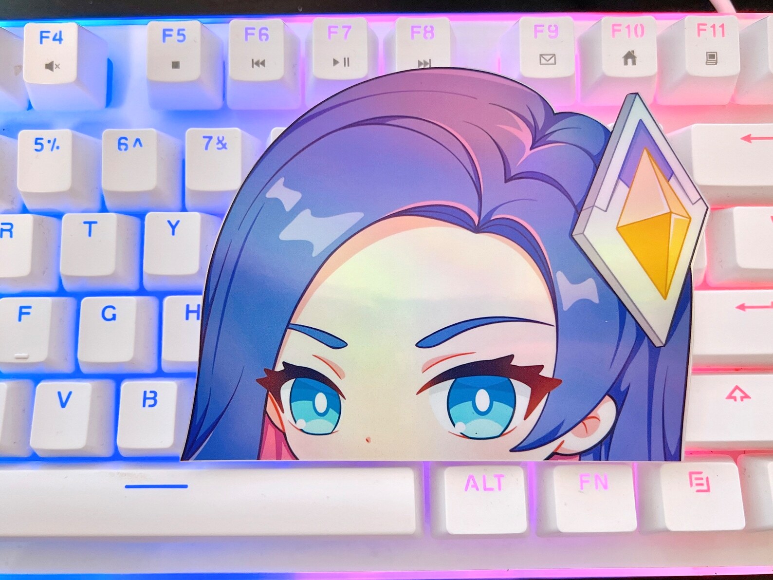 Jinx Peeker Holographic Stickers ｜ Vi Stickers | Car Decal Computer ...