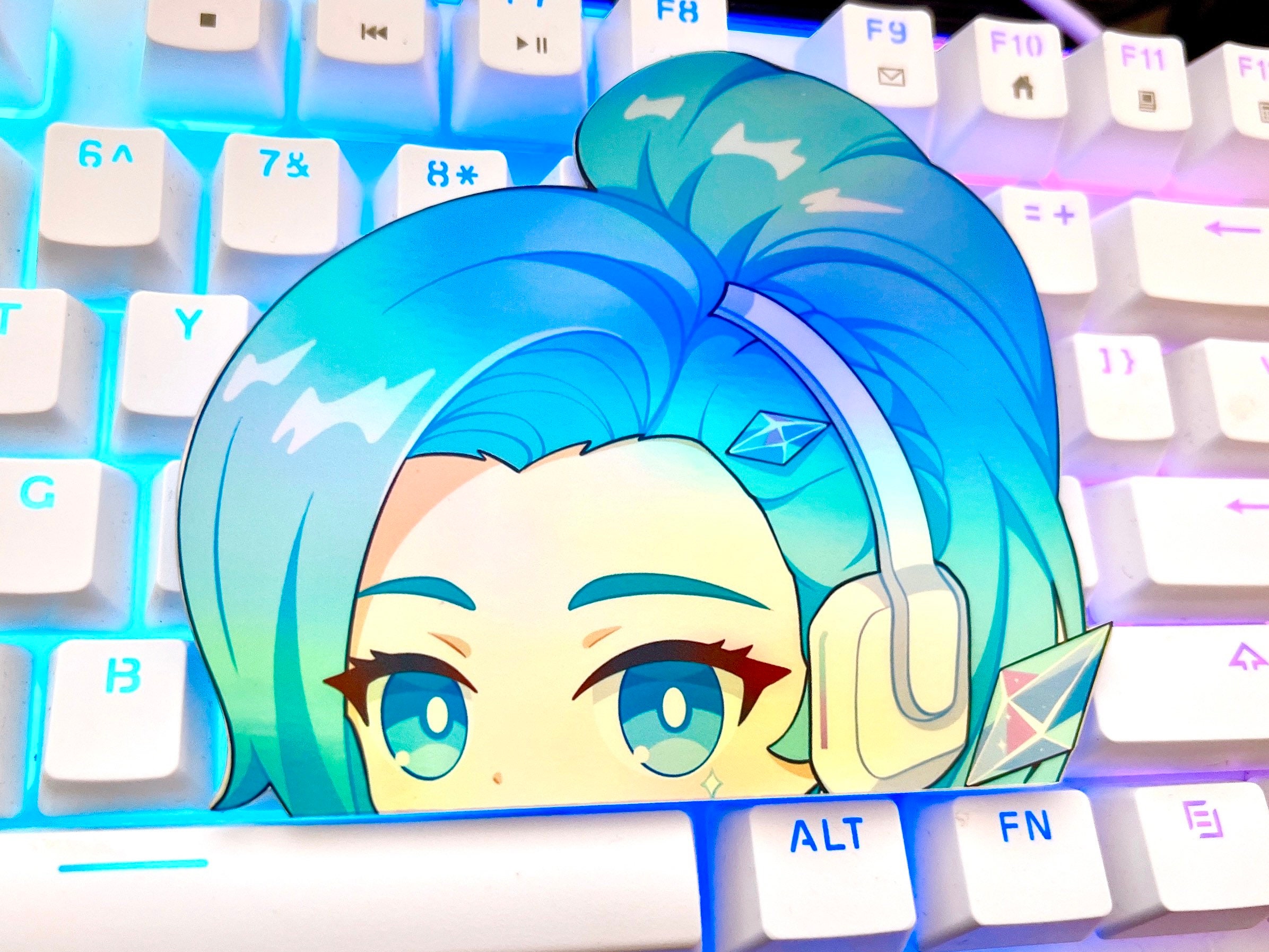 Jinx Peeker Holographic Stickers ｜ Vi Stickers | Car Decal Computer ...