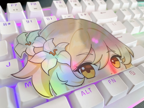 Lumine Peeker Holographic Sticker Genshin Impact Sticker - Etsy