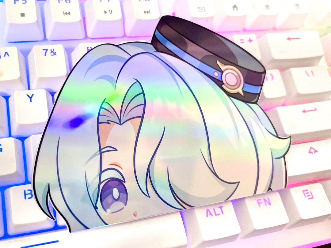 Misha Peeker Holographic Sticker | Honkai Star Rail Sticker | Misha ...