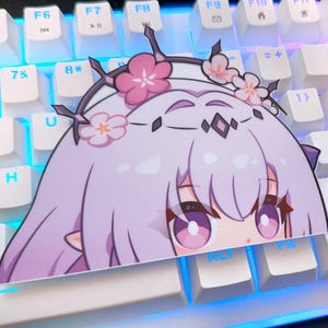 Bronya Peeker Holographic Sticker | Honkai Star Rail Sticker | Bronya ...