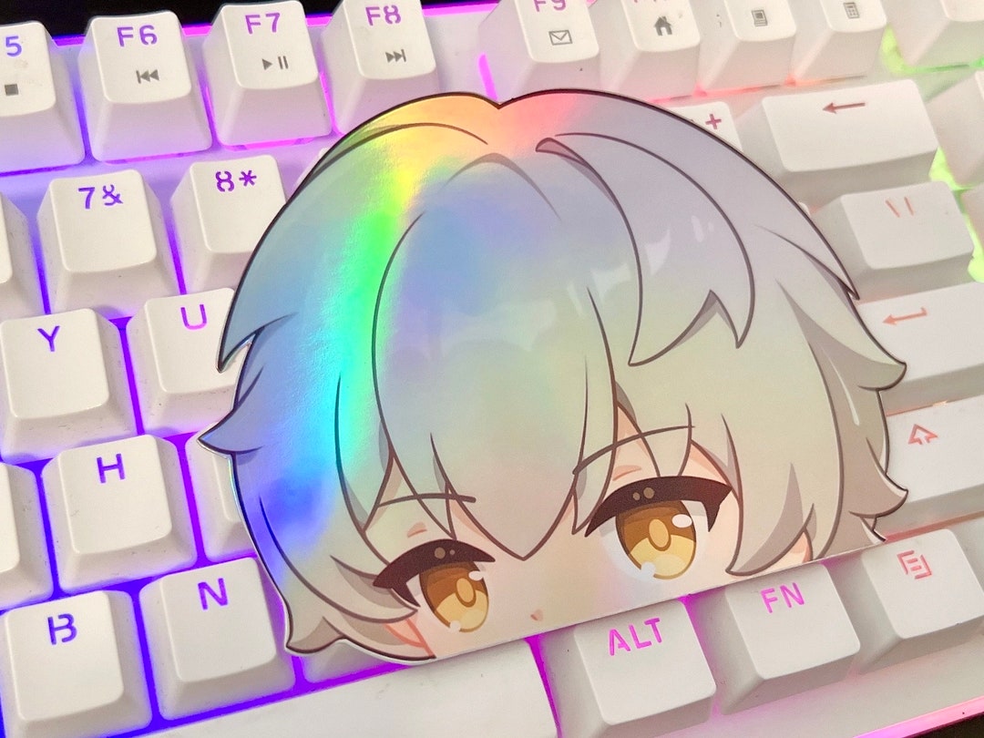 Caelus Trailblazer Peeker Holographic Sticker | Honkai Star Rail ...
