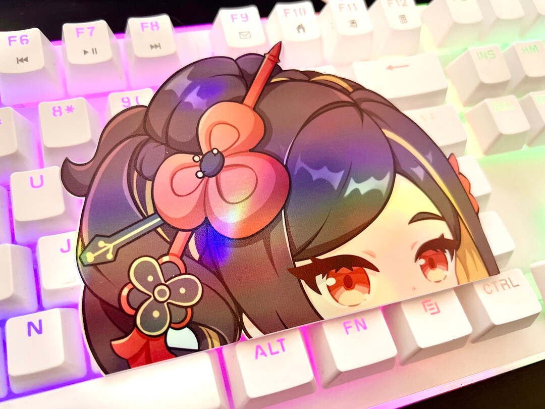 Chiori Peeker Holographic Sticker | Genshin Stickers Genshin Impact ...