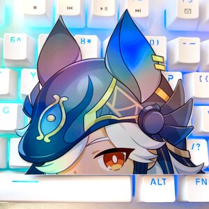 Cyno Peeker Holographic Sticker | Genshin Impact Sticker Peeker | Cyno ...