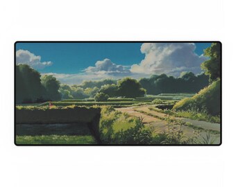 Desk Mat, Studio Ghibli XL Mousepad, Deskmat Aesthetic, Cute Garden ...