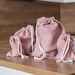 Blush Pink Linen Bread Bag Set. Reusable Linen Bread Bag. Zero Waste ...