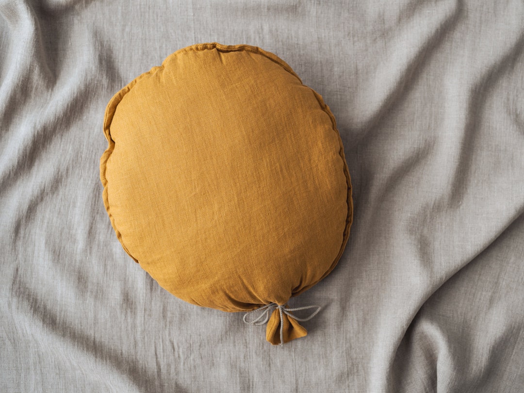 Linen Balloon Pillow. Balloon Cushion. Various Colors. Linen Cushion ...