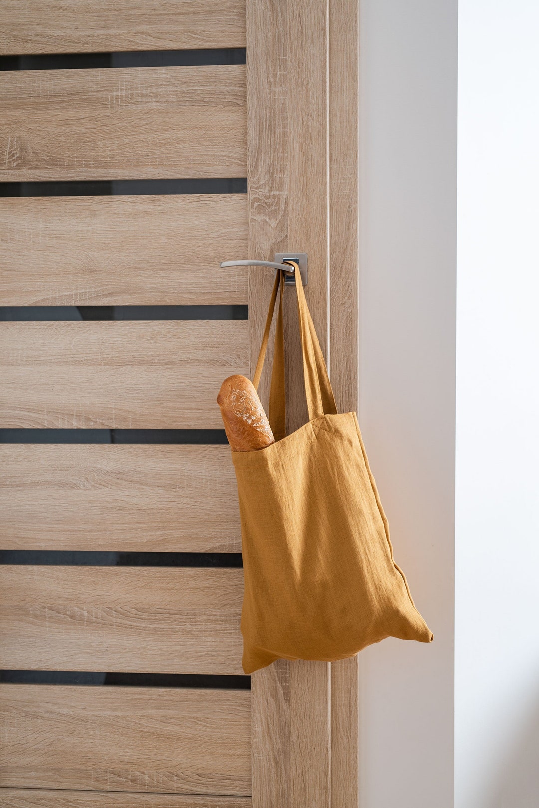 Mustard Yellow Linen Tote Bag, Reusable Shopping Bag - Etsy
