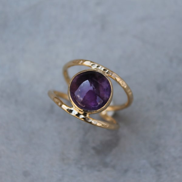 Amethyst Ring - Etsy
