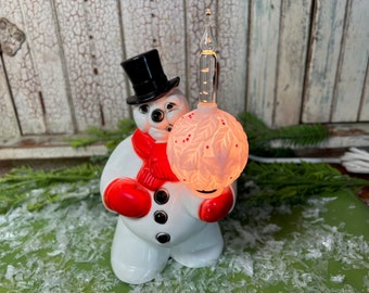 Snowman Bubble Light - Etsy