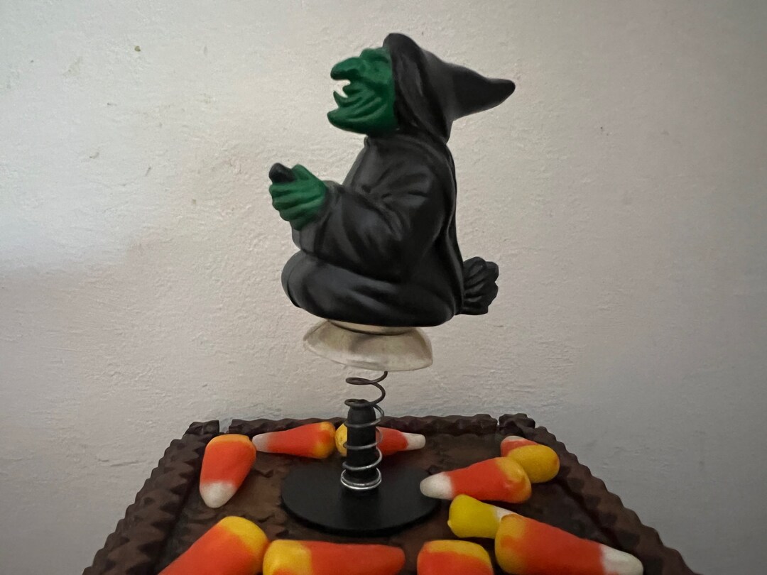 Vintage Halloween Pop-up Witch Fun World Springy Witch Pop Up - Etsy
