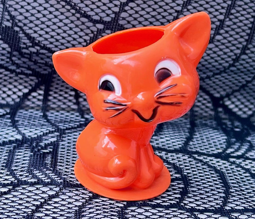 Vintage E. Rosen Halloween Sitting Cat Rosbro/rosen Candy Container - Etsy