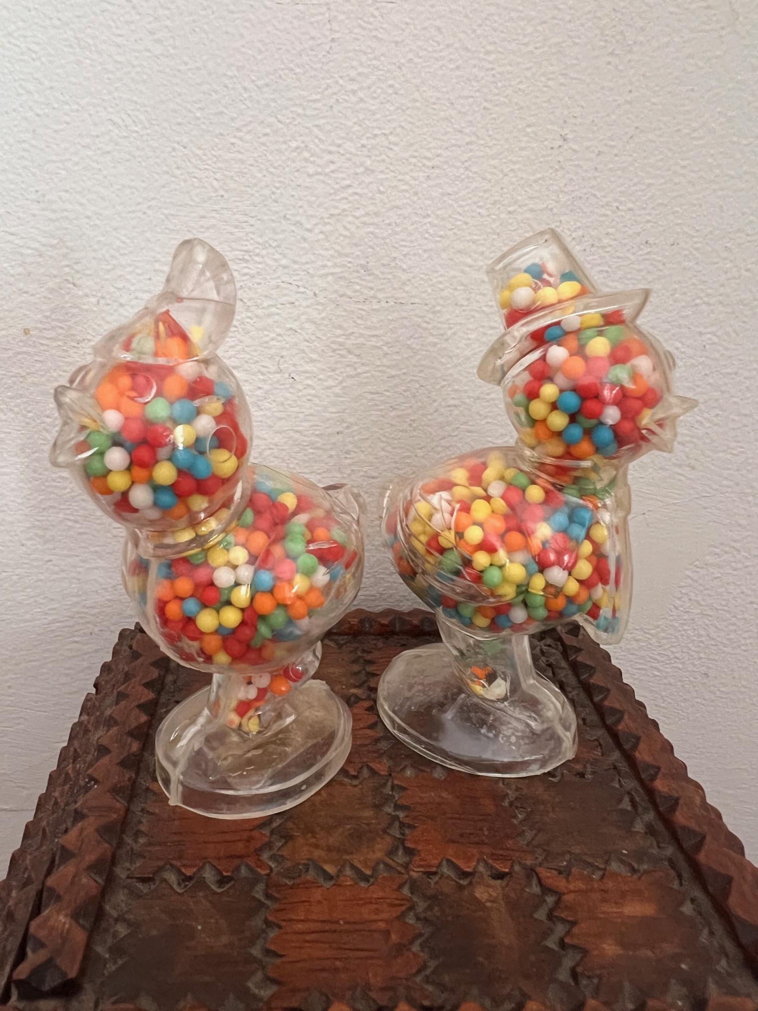 Vintage E. Rosen Boy/girl Chick Candy Containers, Original Candy, Pair ...