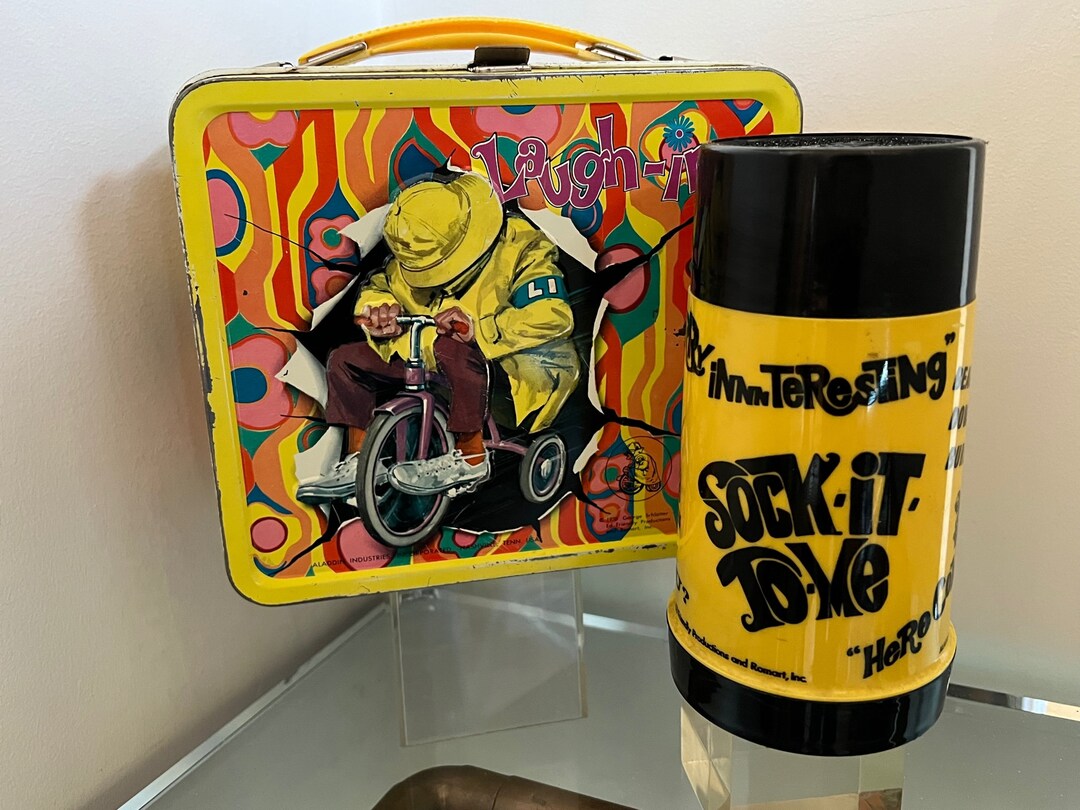 Vintage 1970 Laugh-in Lunch Box AND Original Thermos - Etsy