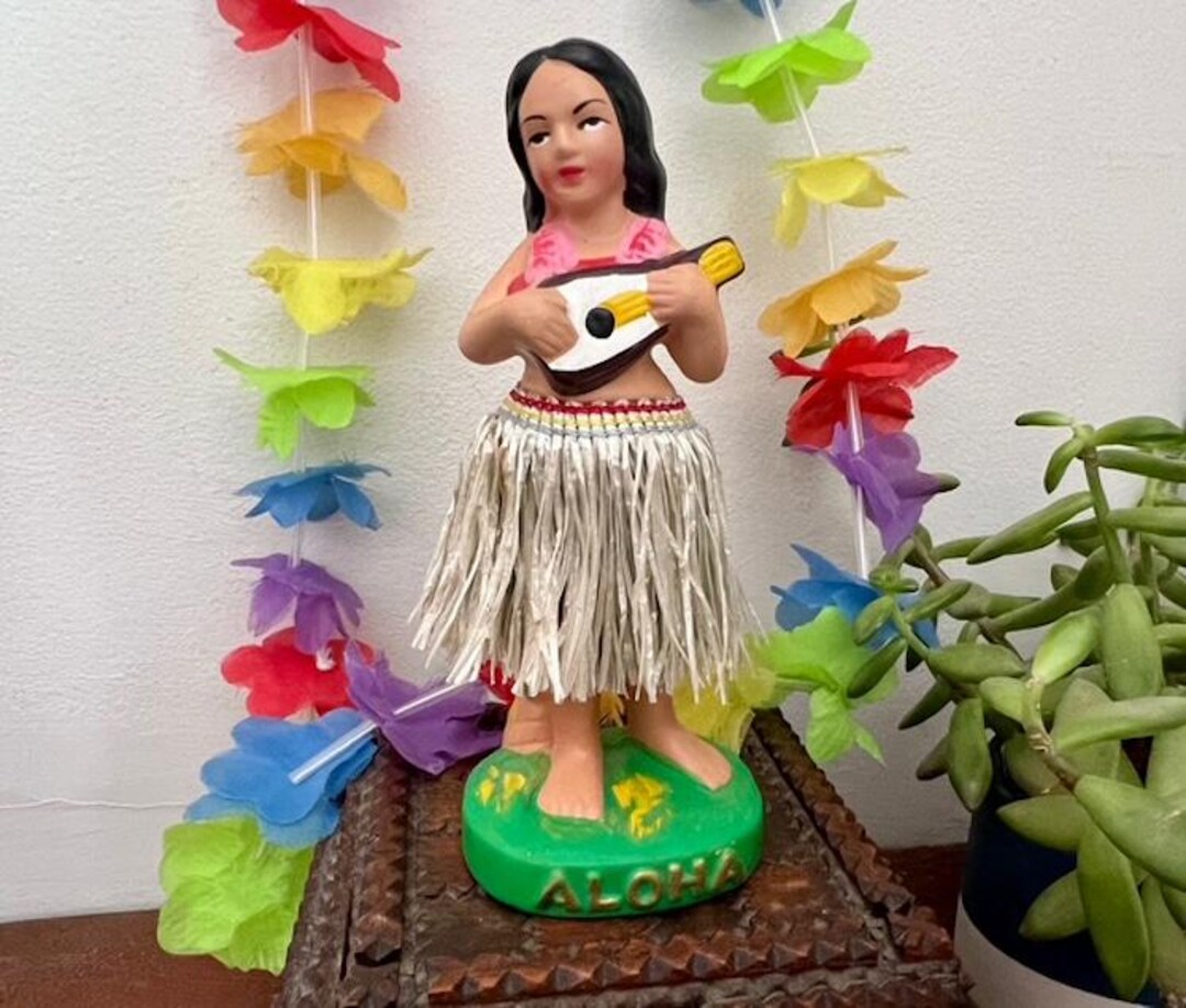 Vintage Hula Girl Dashboard Nodder 6 Inch Tall Hula Bobble Dancer - Etsy