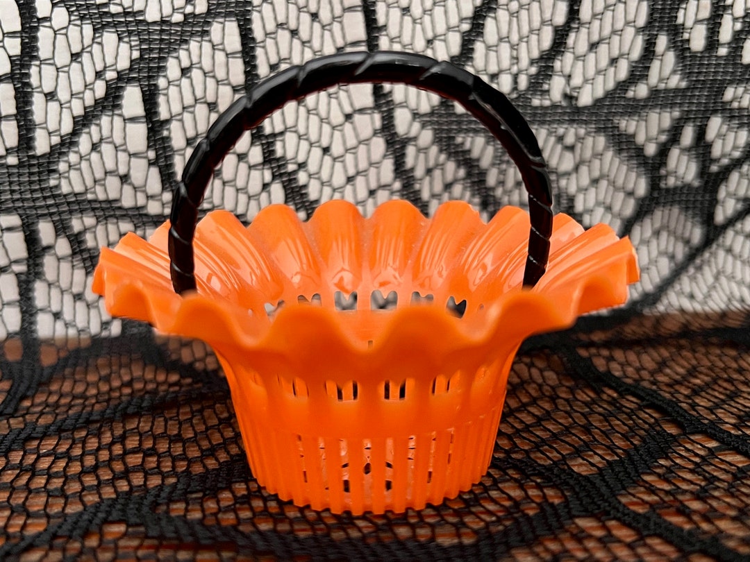 Vintage Halloween 1950s Best Plastics Nut Cup/party Favor Basket - Etsy