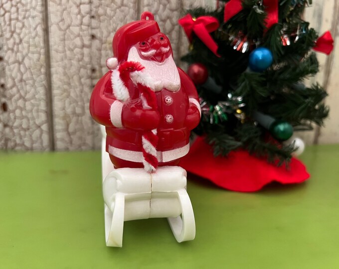1950s E. Rosen Santa in White Sleigh Vintage Rosbro/rosen Candy ...