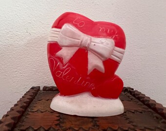 Vintage E. Rosen Rosbro Valentine Girl Candy Container 1940s-50s Hard ...