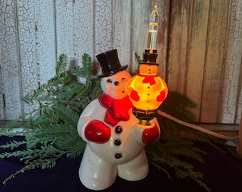Snowman Bubble Light - Etsy