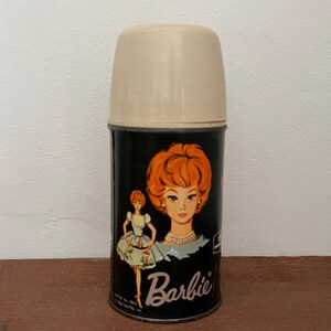 1965 BARBIE Thermos Iconic Vintage BARBIE, Midge, and Skipper Thermos ...