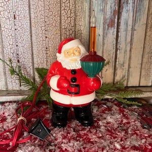 Vintage Royalite Santa Bubble Light 1950s Hard Plastic Royalite Jolly ...