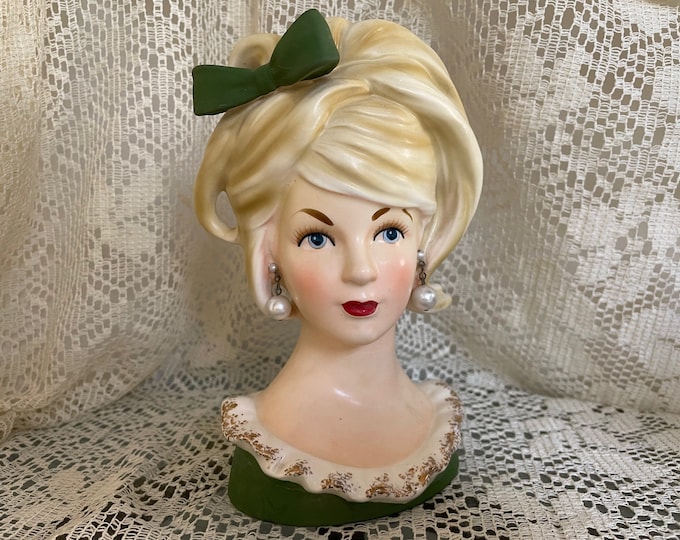 Unique Creations 6 American Handmade Doll Bust Head Vase - Etsy