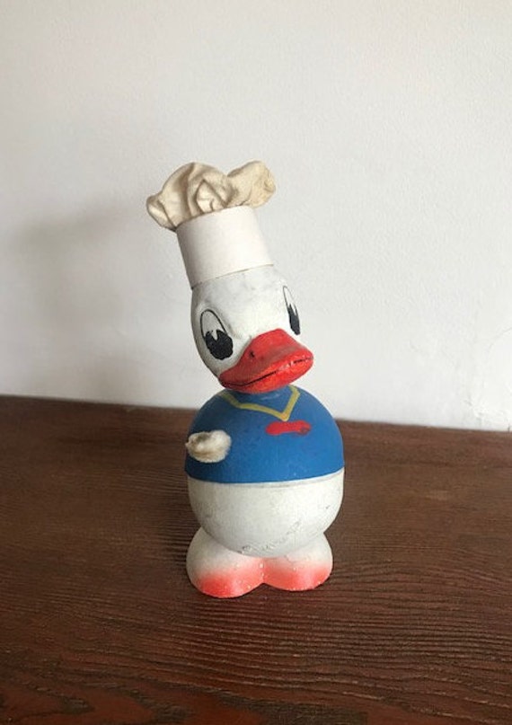 Unusual Vintage Donald Duck Nodder Paper Mache Egg Made in | Etsy