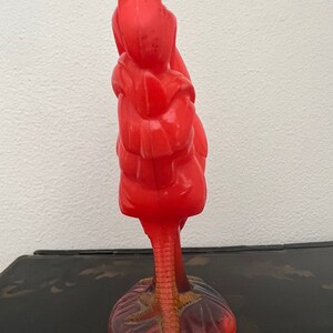 Vintage Knickerbocker Rooster Perfectly Wonderful Hard Plastic Rooster ...