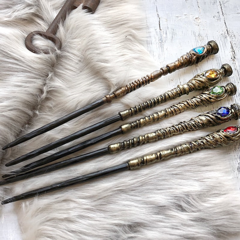 Colorful Crystal Wand - Etsy