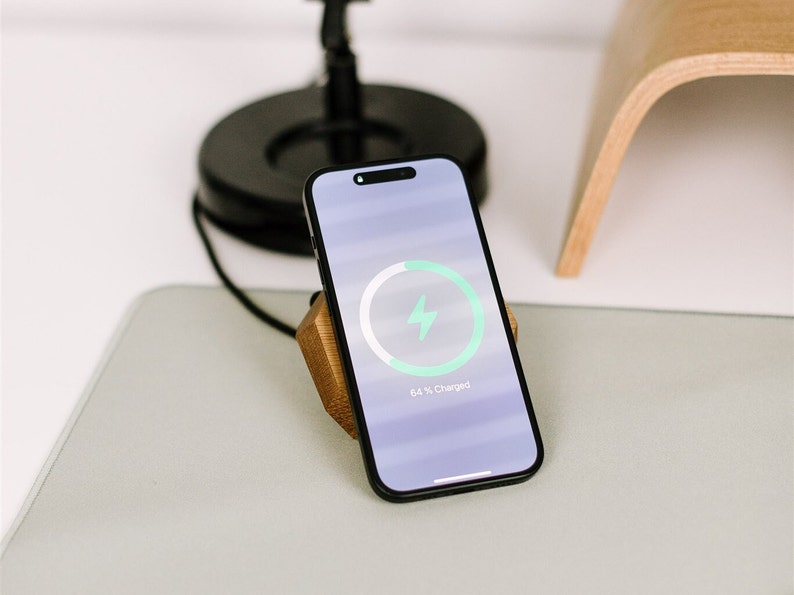 Wood Magsafe Stand for Iphones, Magsafe Wireless Charger, Charging ...