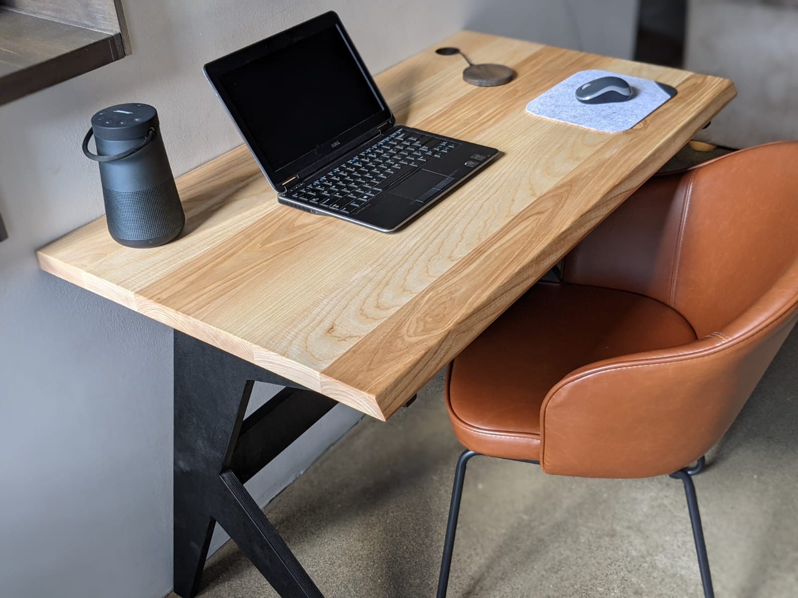 Handmade Wooden Desk Oak Tree Desk Home Office Table for - Etsy
