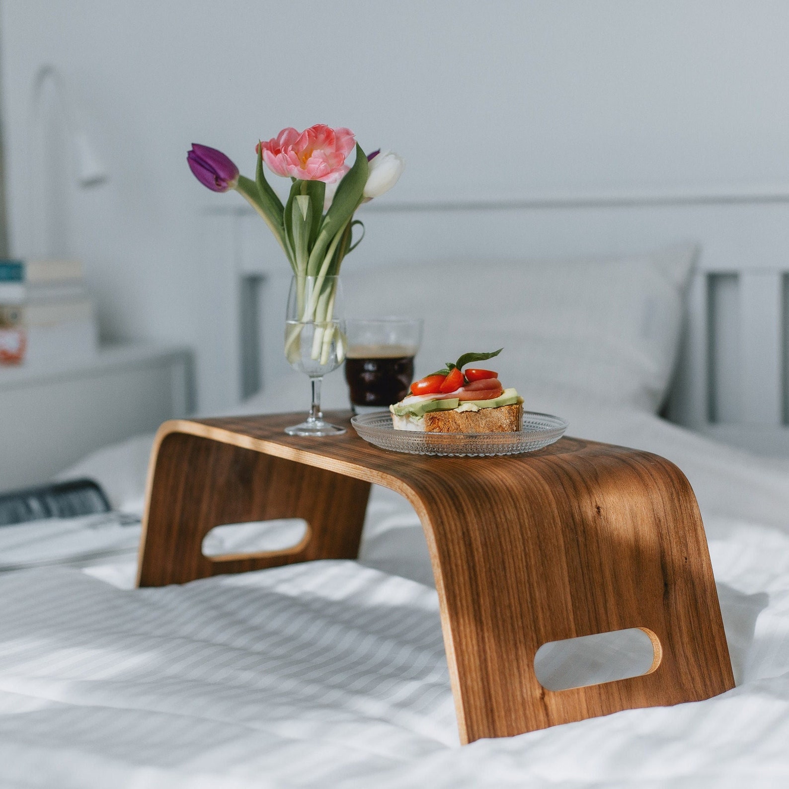 Walnut Portable Laptop Desk Breakfast Tray Laptop Stand - Etsy