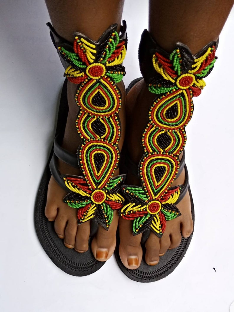 ON SALE African Gladiator Sandal/rasta Sandals/sandals for - Etsy UK