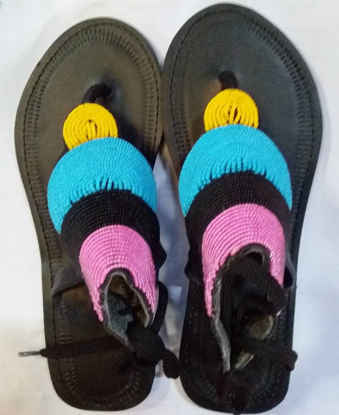 ON SALE!! Masai Sandal - Beaded Masai Sandal - Handcrafted Sandal ...