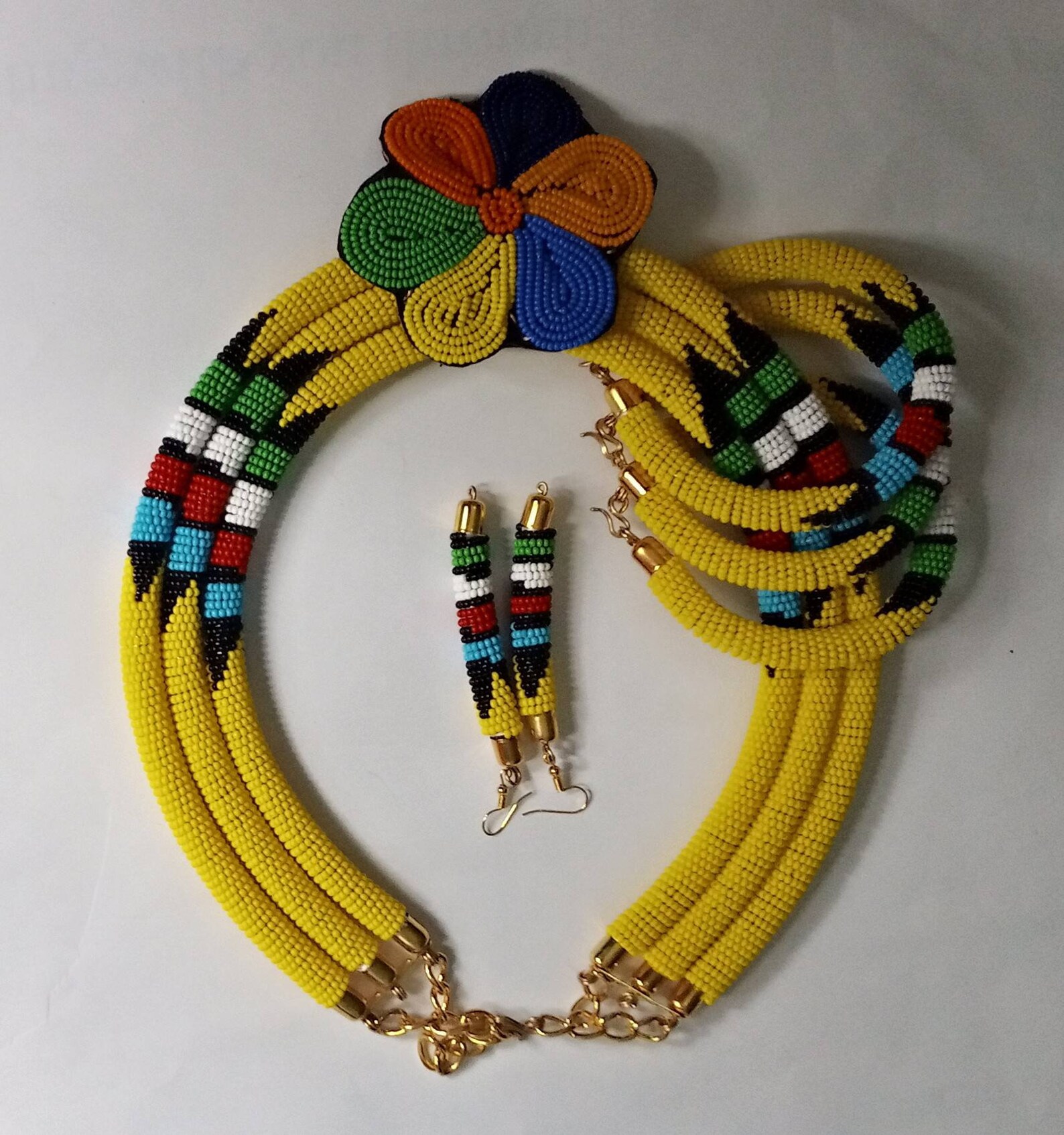 ON SALE African Jewelry Set Kenyan Jewelry Set Maasai - Etsy