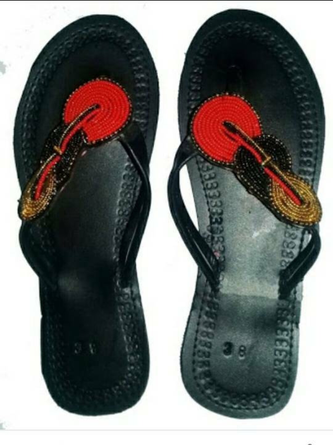 ON SALE!! African Beaded Sandals for Women- Maasai Beaded Sandals for ...