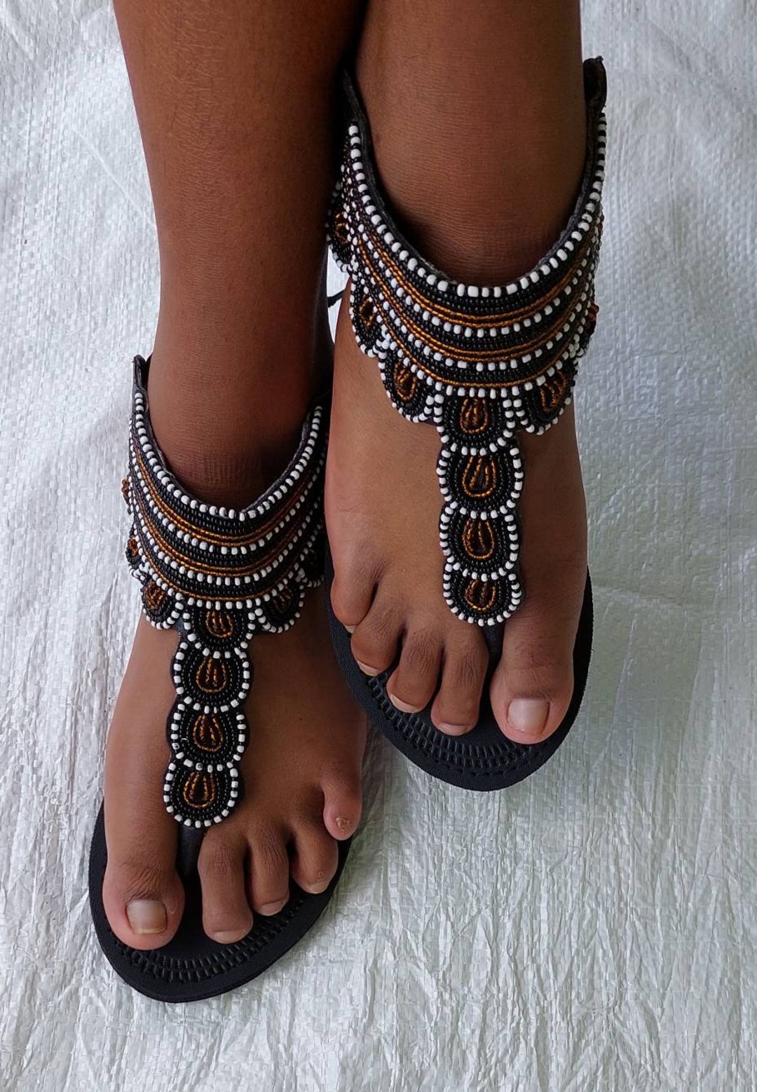 ON SALE! African Gladiator Sandal/gold Sandals/sandals for Women ...