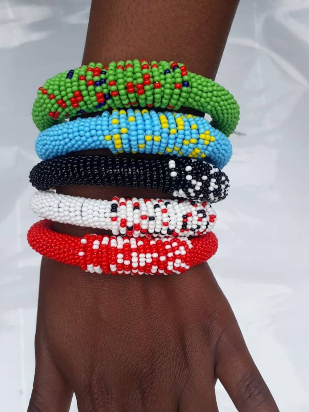 ON Sale!!beaded Bracelets for Women- African Beaded Bracelets - Maasai ...
