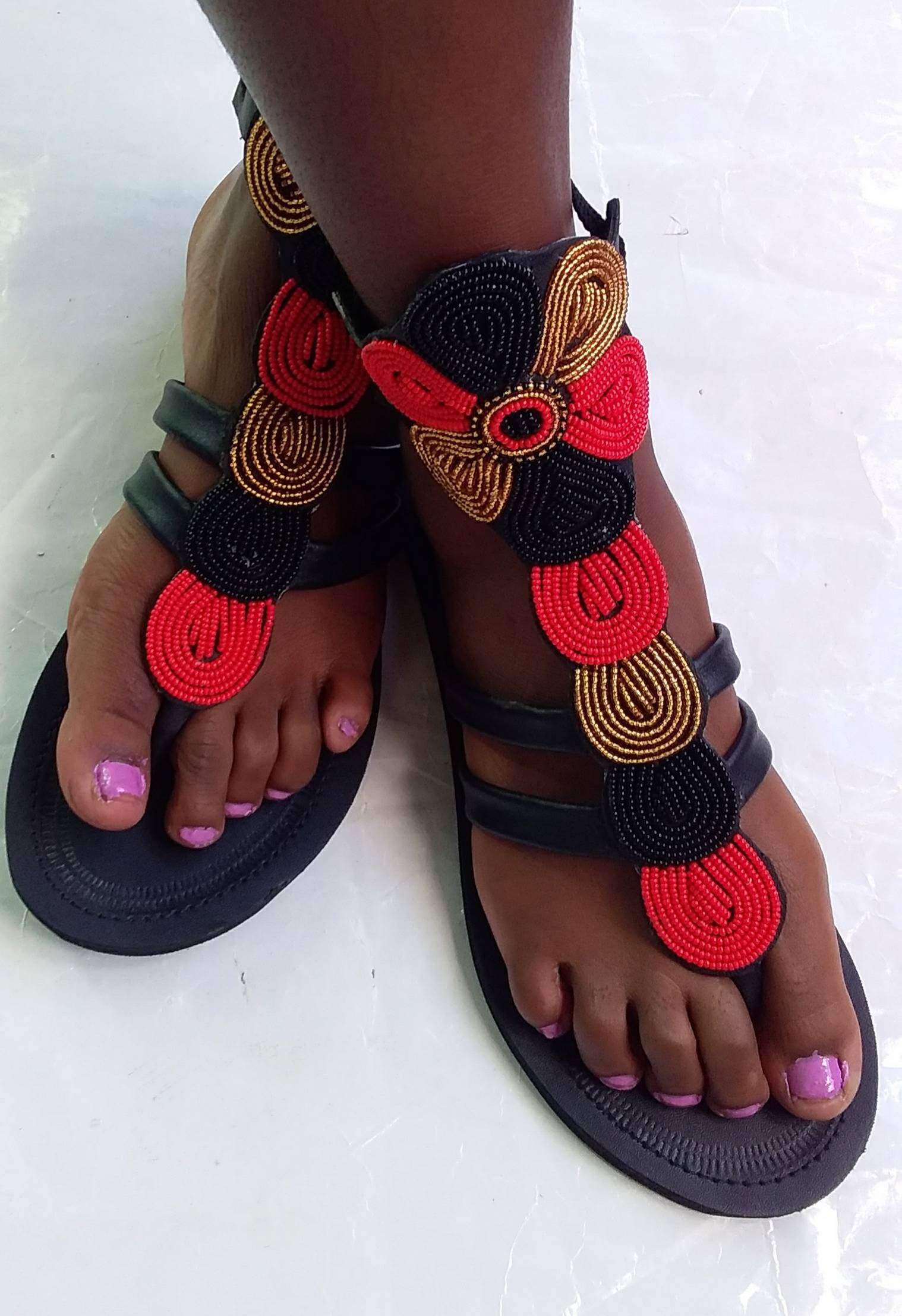 ON SALE African Gladiator Sandal/tribal Sandal/sandals for | Etsy